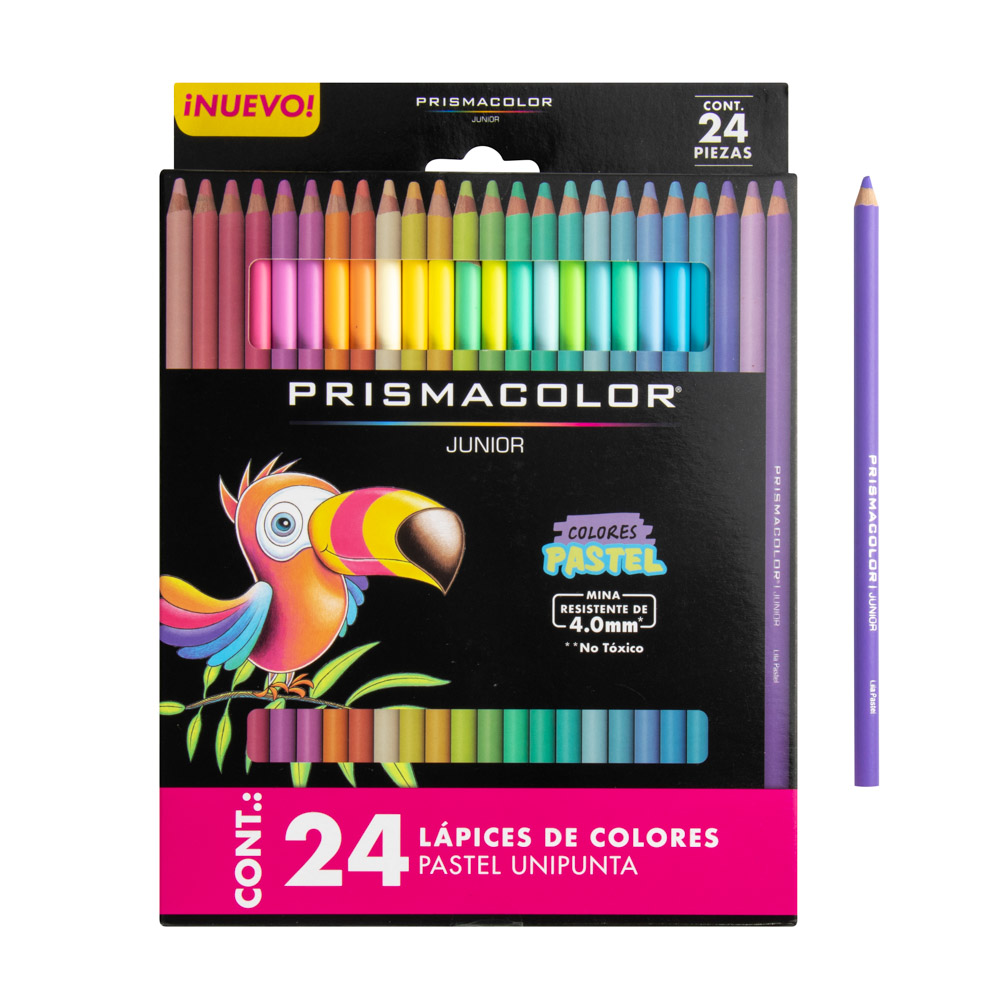 CRAYON DE MADERA PRISMACOLOR 24 COLORES PASTEL | Distribuidora los escudos
