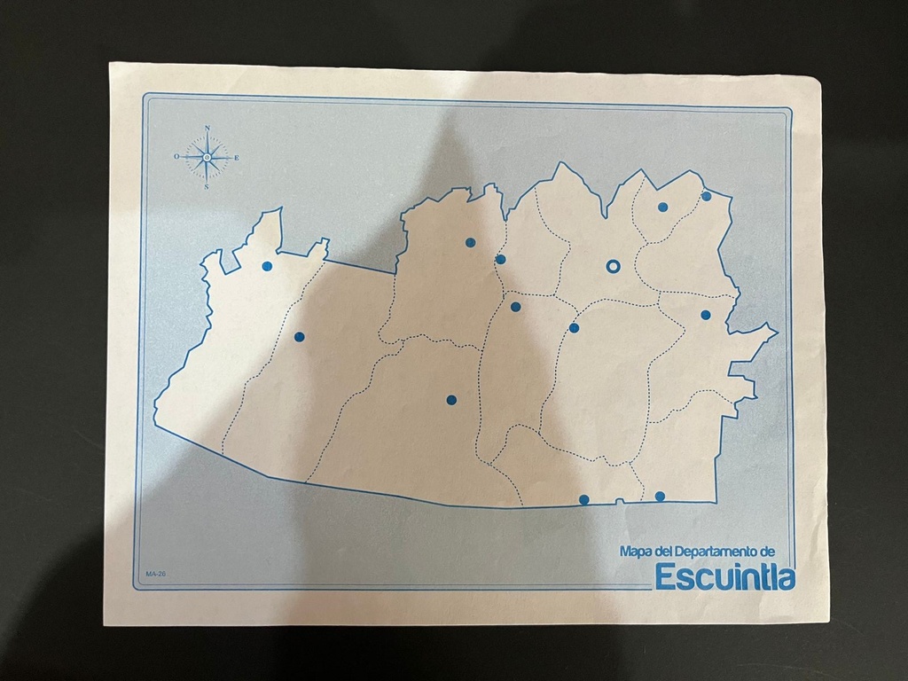 MAPA DE ESCUINTLA | Distribuidora los escudos