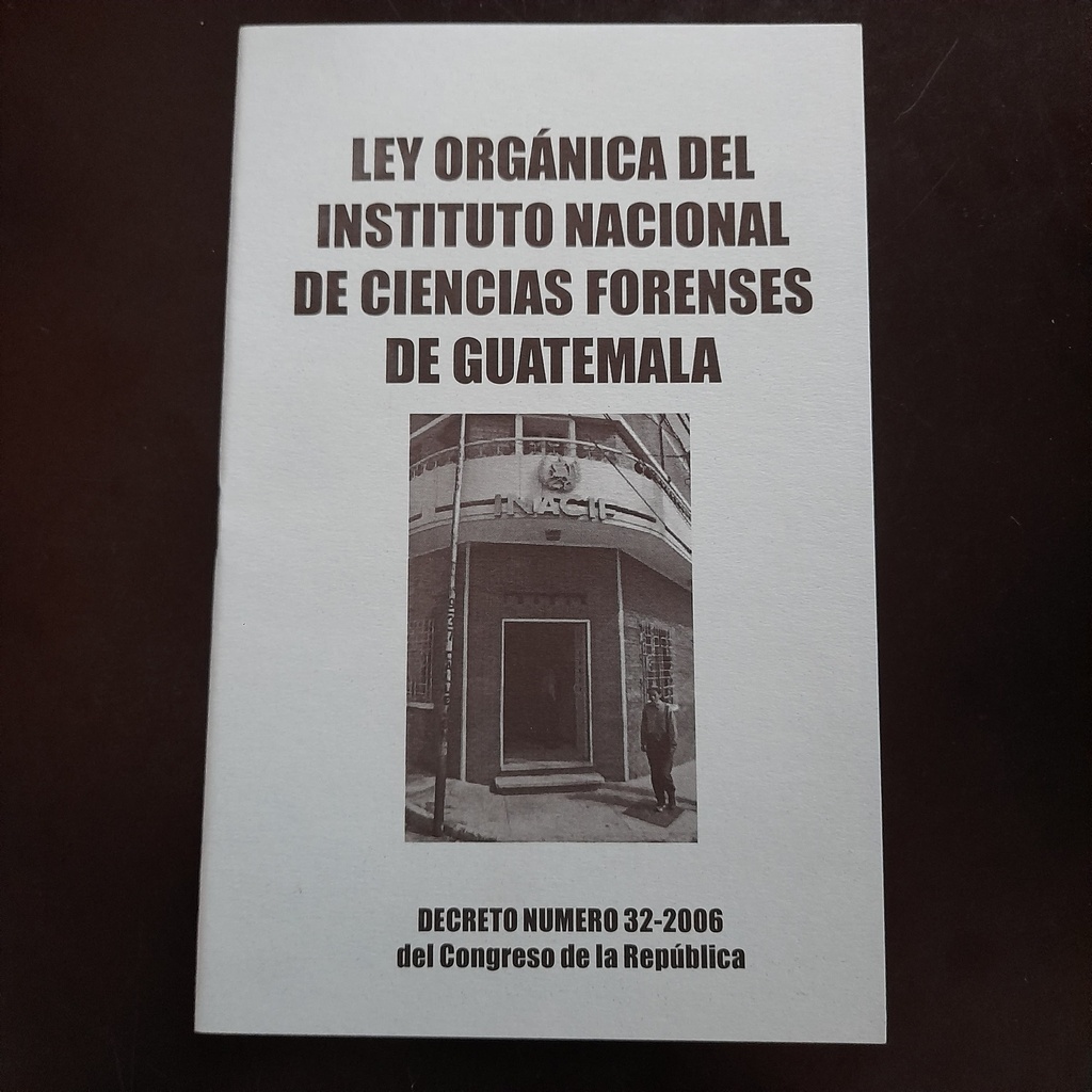 LEY ORGANICA DEL INACIF | Distribuidora los escudos